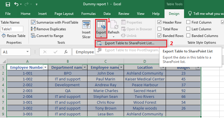 How To Export Excel Directly Into SharePoint List Beyond Intranet