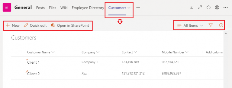 7 Steps to add a SharePoint list to Microsoft Teams