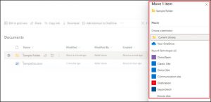 How To Copy and Move Files in SharePoint