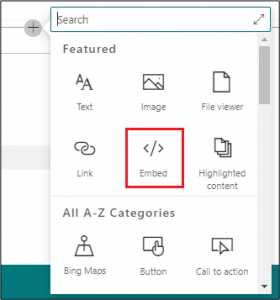 How To Embed Content in SharePoint Online