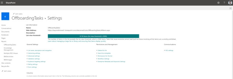 SharePoint Beast: Practices Handling Large Lists & Libraries