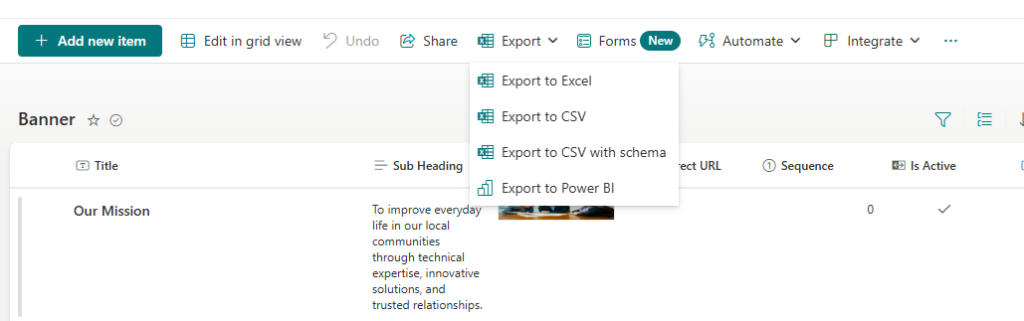 How to Update SharePoint List from Excel