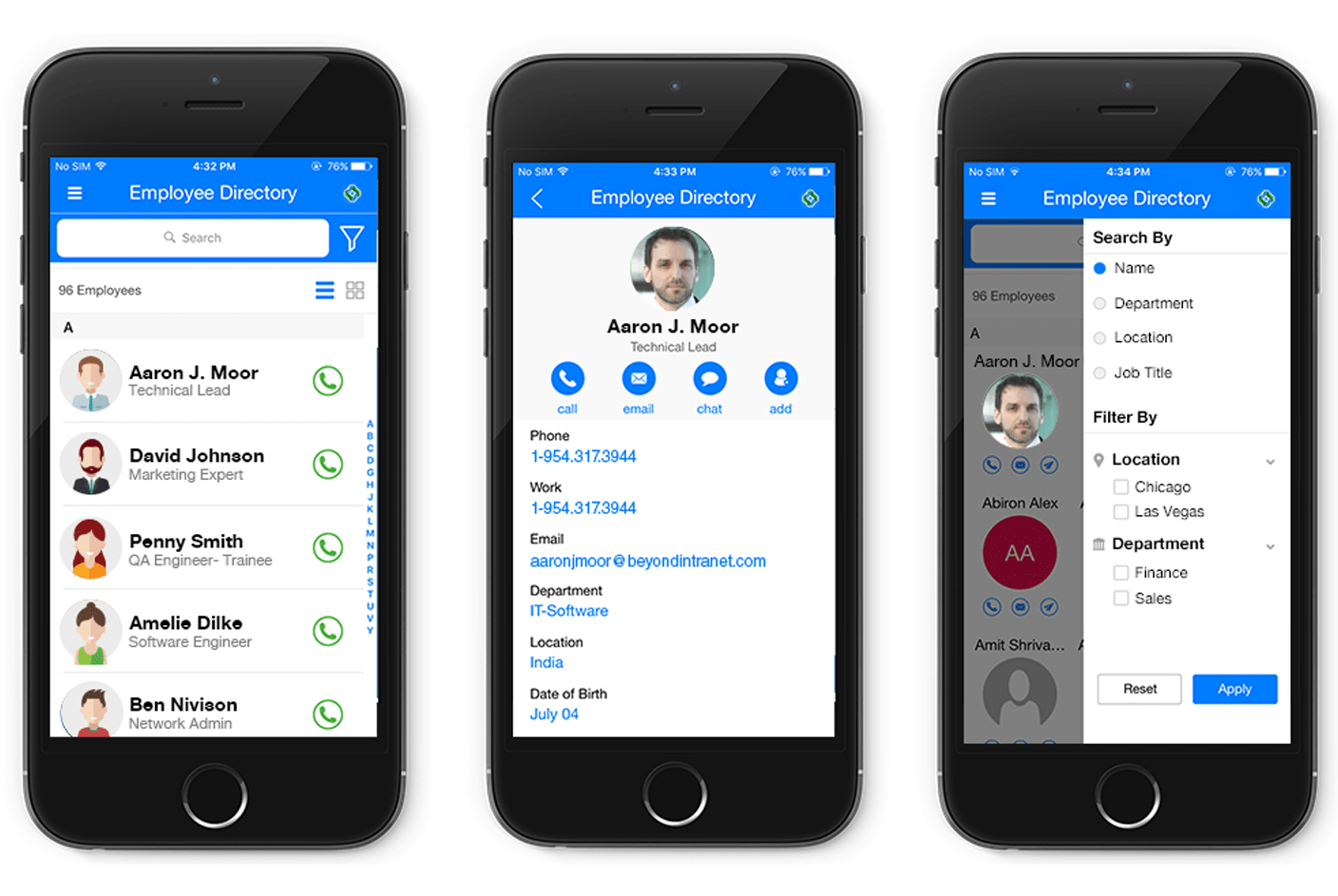 Beyond Intranet SharePoint Employee Directory